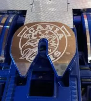 AsTec Models - DMW - Stainless Logo Sticker, Scania - DMW