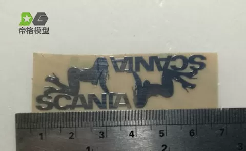 AsTec Models - DMW 074-4D Scania ladies decal in Chrome - DMW