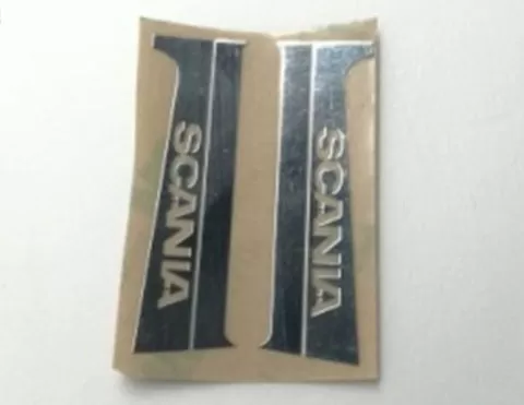 AsTec Models - DMW 074-9-3 Scania chrome door pillar decal - DMW