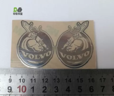 AsTec Models - DMW 074-v-volvo viking 2 decal in chrome - DMW